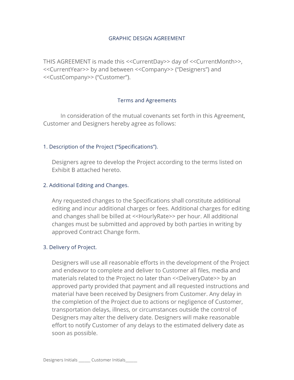 Graphic Design Contract 3 Easy Steps
