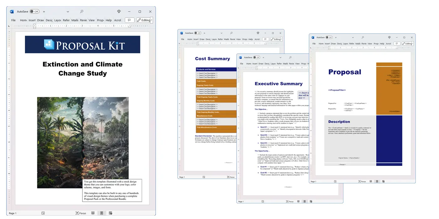 Extinction and Climate Change Study - Template Download (2024)