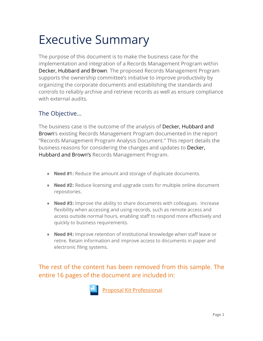 Business Case Analysis Sample Master Of Template Document