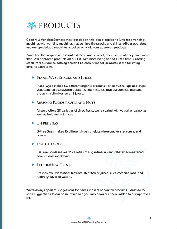 Buying A Vending Franchise Sample Proposal 5 Steps