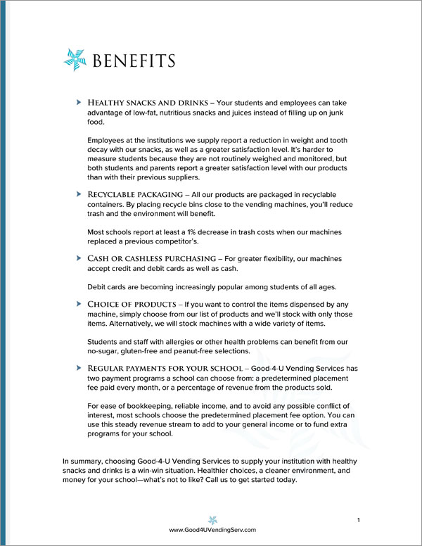 Vending Machine Business Proposal Template