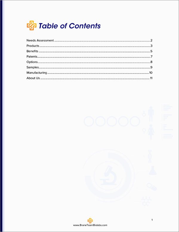 Pharmaceutical Product Sales Sample Proposal - Downloadable Template