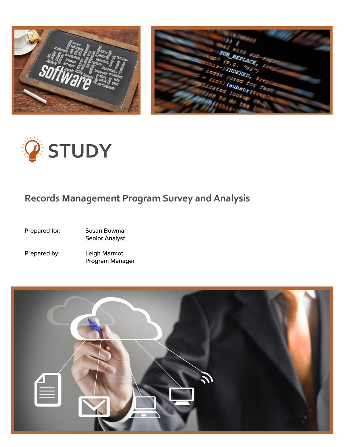 Records Management Survey Analysis Sample - 5 Steps