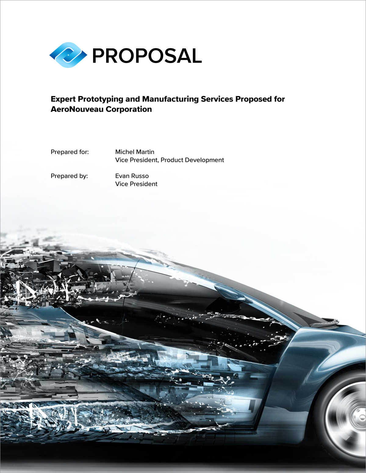 3D Printing Prototyping Services Sample Proposal - 5 Steps