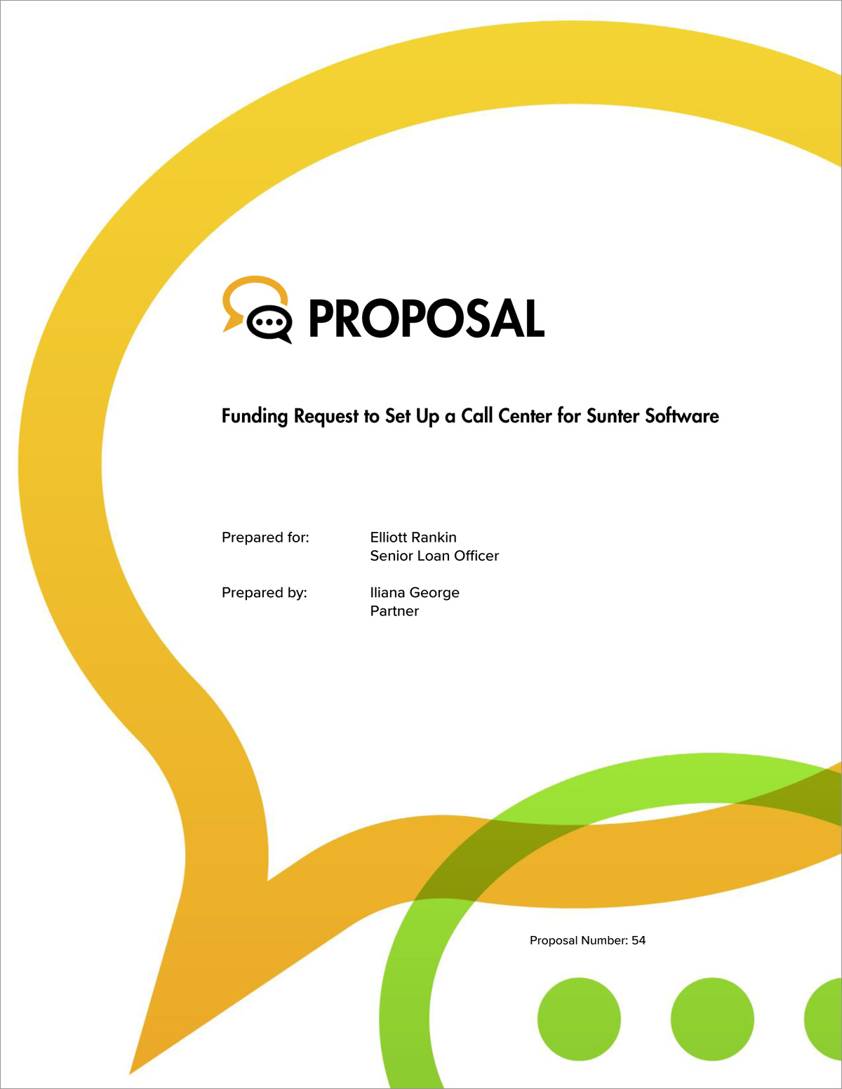 Call Center Startup Funding Sample Proposal - 5 Steps