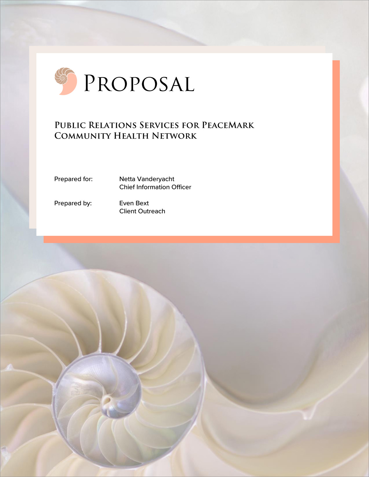 Public Relations Services Sample Proposal - 5 Steps