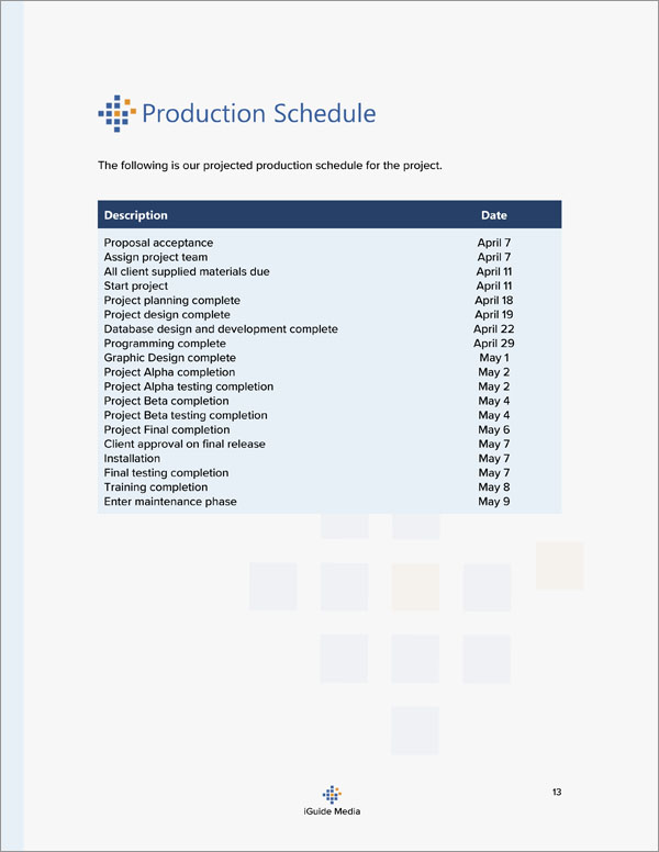 Software Automation Sample Proposal - Downloadable Template